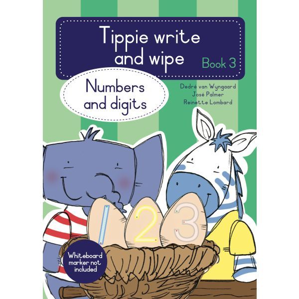 Tippie write-and-wipe, book 3: Numbers and Digits — Wordsworth Books