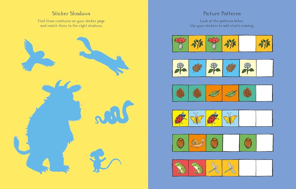 The Gruffalo: A First Sticker Book (25th Anniversary Edition) (Paperba ...