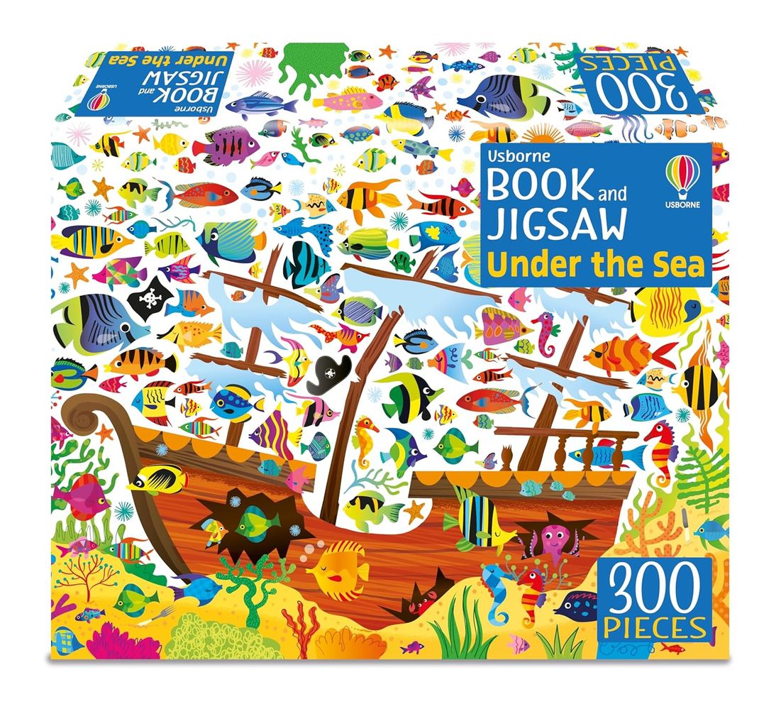 Usborne Book and Jigsaw - Under the Sea 300 Pieces — Wordsworth Books