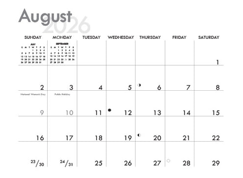 Cape Town Desktop Calendar 2026 — Wordsworth Books