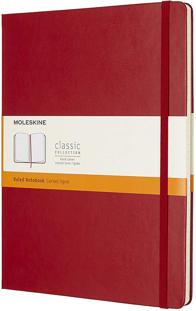 Classic Red X-Large Ruled (Hardcover) — Wordsworth Books