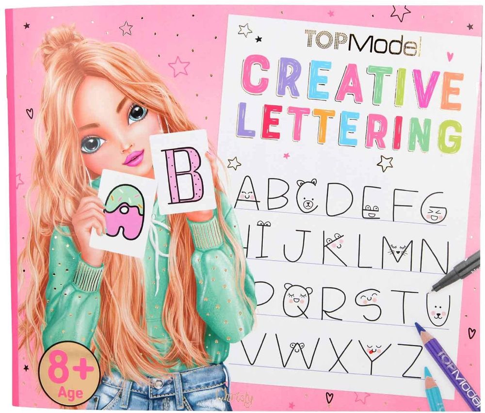 Top Model: Creative Lettering Colouring Book — Wordsworth Books