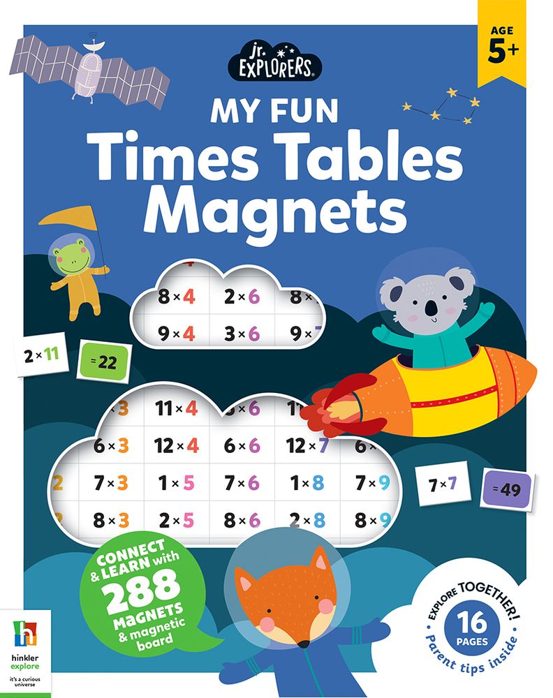 Junior Explorers Magnetic Books: Times Tables — Wordsworth Books