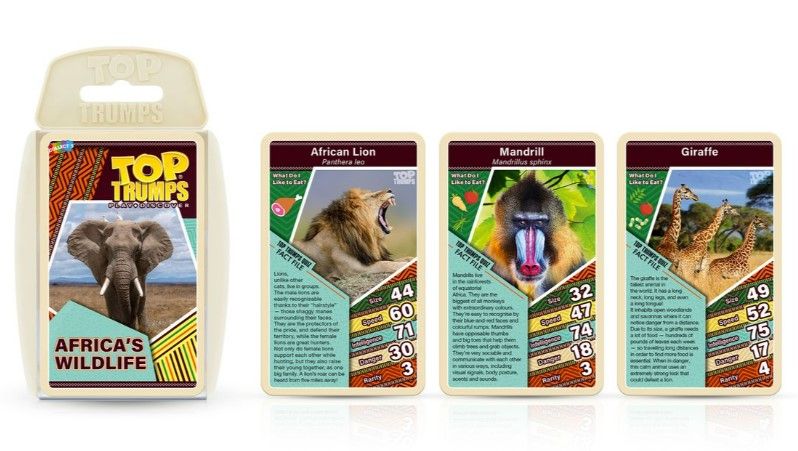 Top Trumps: Africa's Wildlife (Card Game) — Wordsworth Books