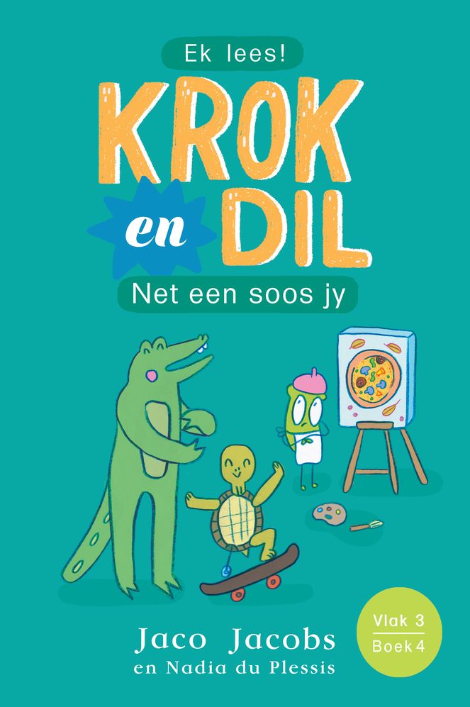 Krok en Dil 4: Net Een Soos Jy (Vlak 3) (Paperback) — Wordsworth Books